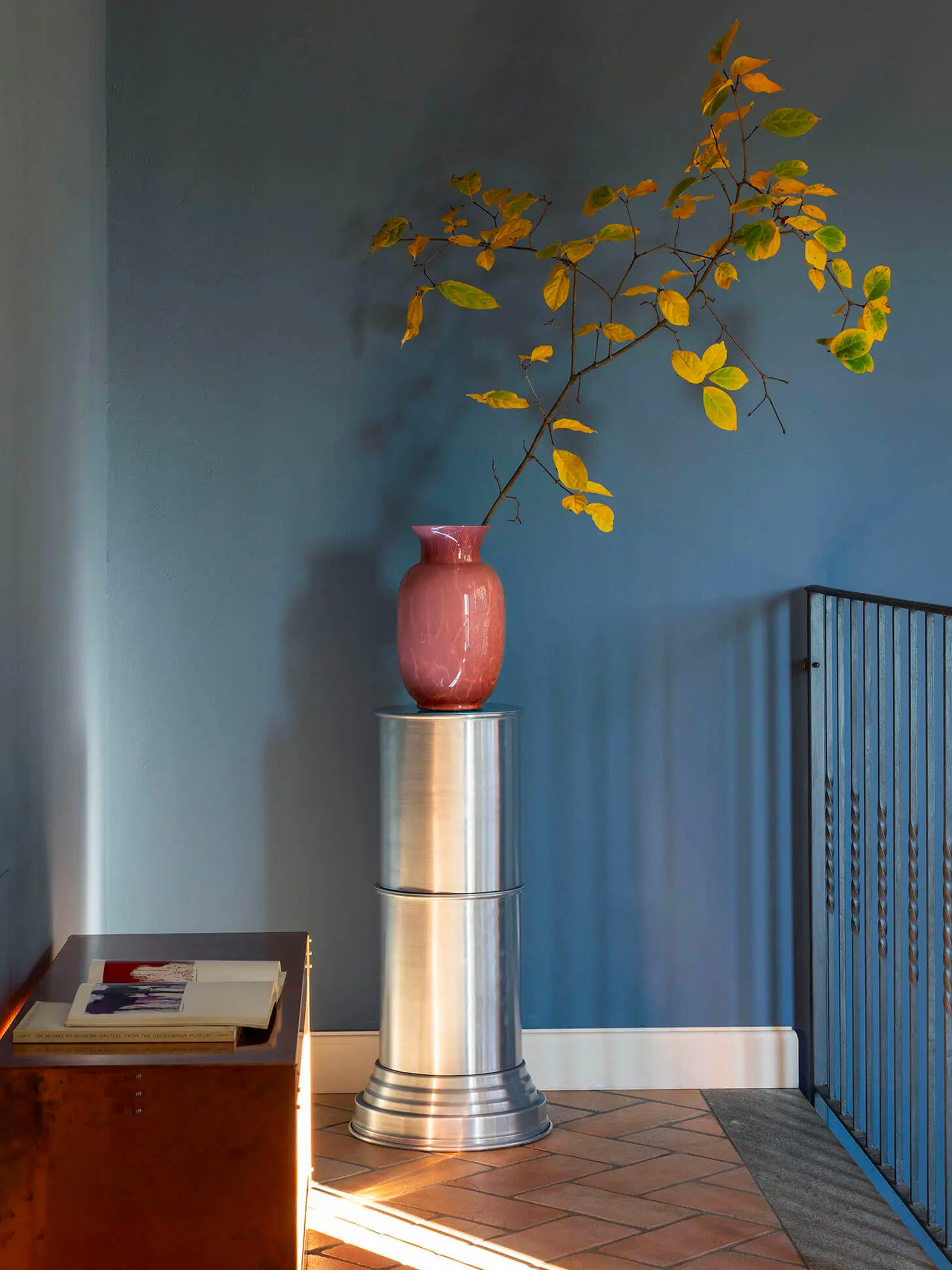 Brushed Metal Pedestal | Contemporary Display Column – CASPAL